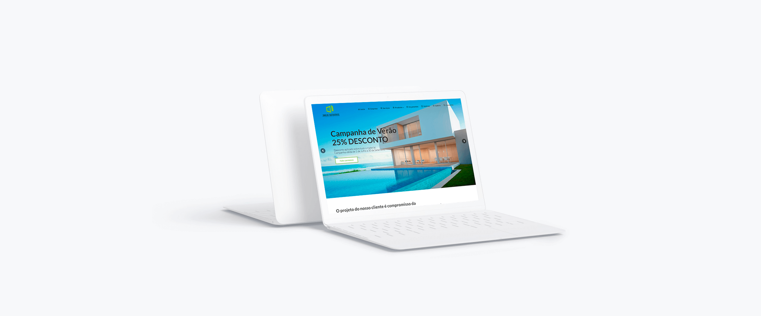 Website Janelas Sustentáveis - Mar Digital